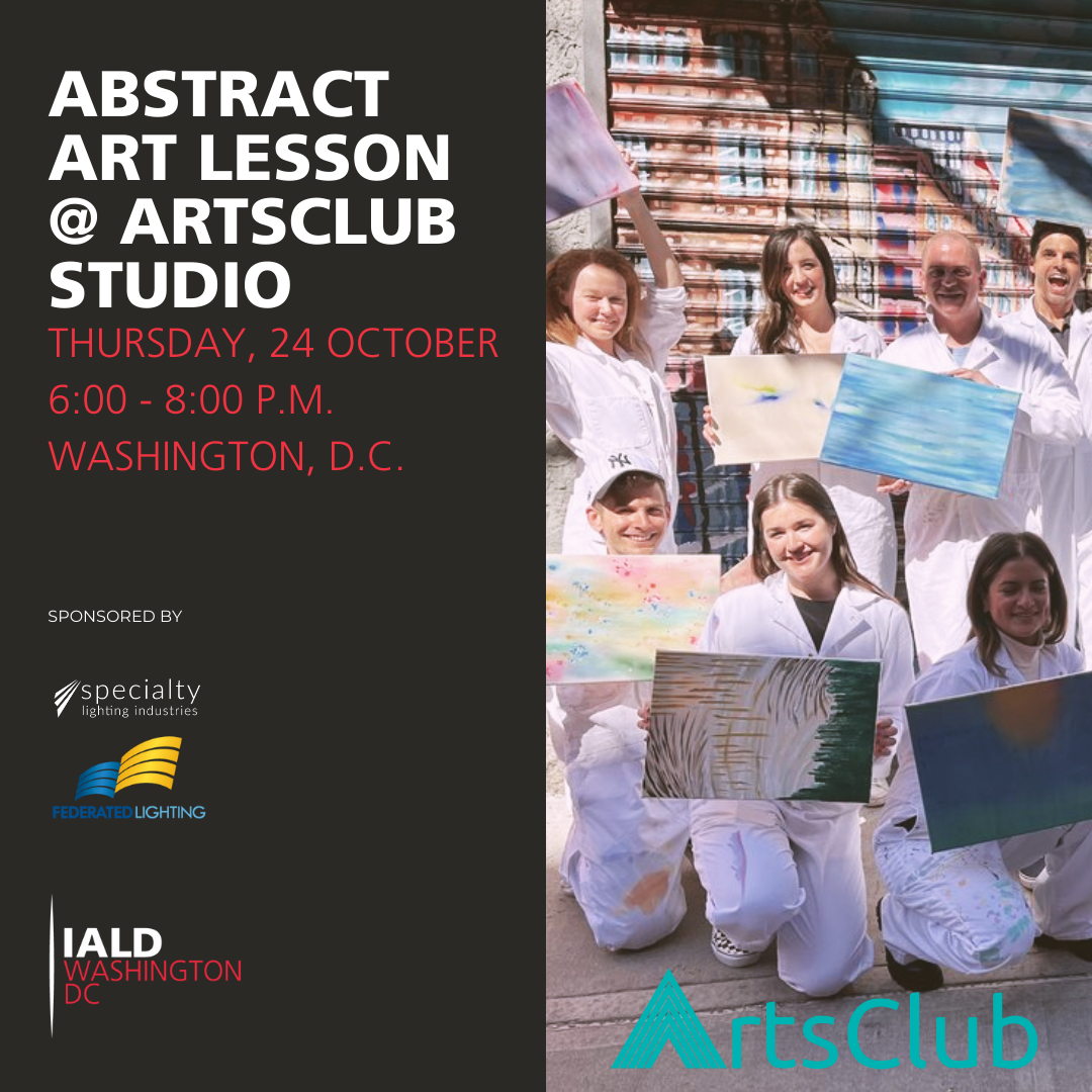 IALD Washington DC: Abstract Art Lesson @ ArtsClub Studio